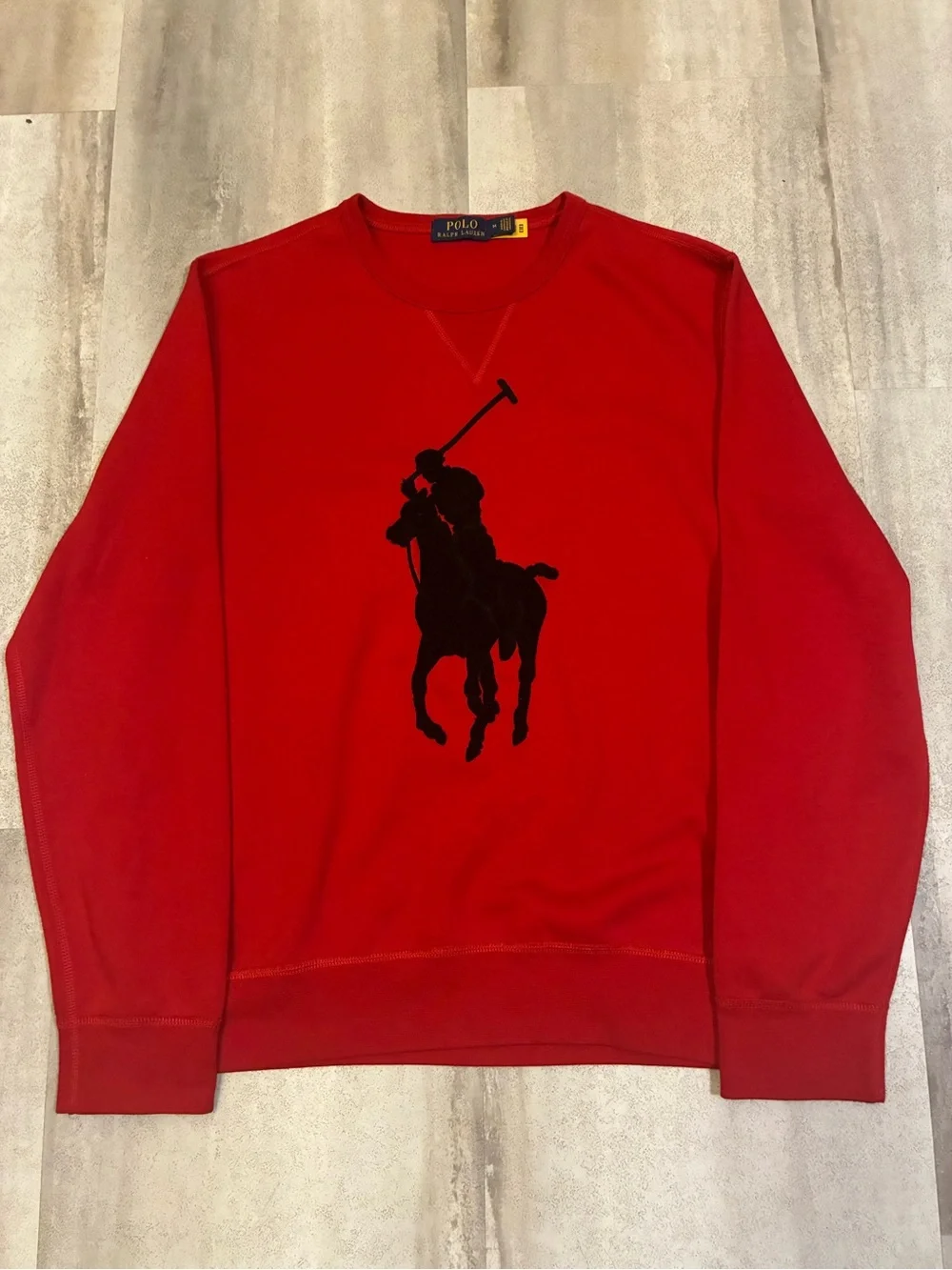 Ralph Lauren | Sweaters | Ralph Lauren Red Sweater With Polo Player ...